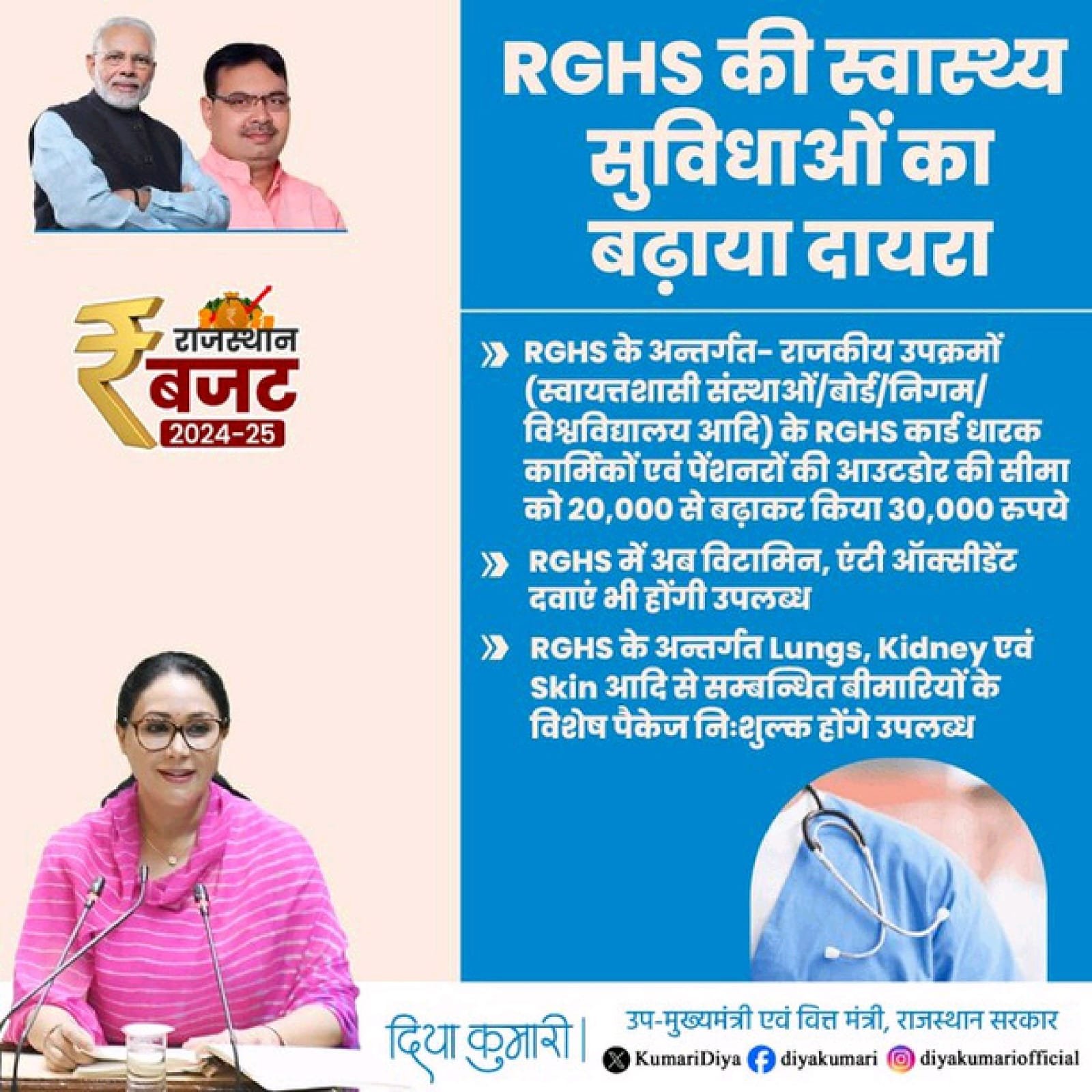 RGHS स्वास्थ्य योजना के लाभ और इससे जुड़ी मिथ्या व इसमें किया गया नवीन ...